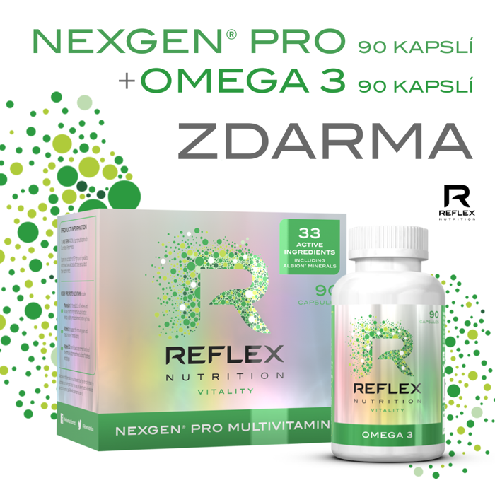 Nexgen PRO 90 kapslí + Omega 3 90 kapslí ZDARMA